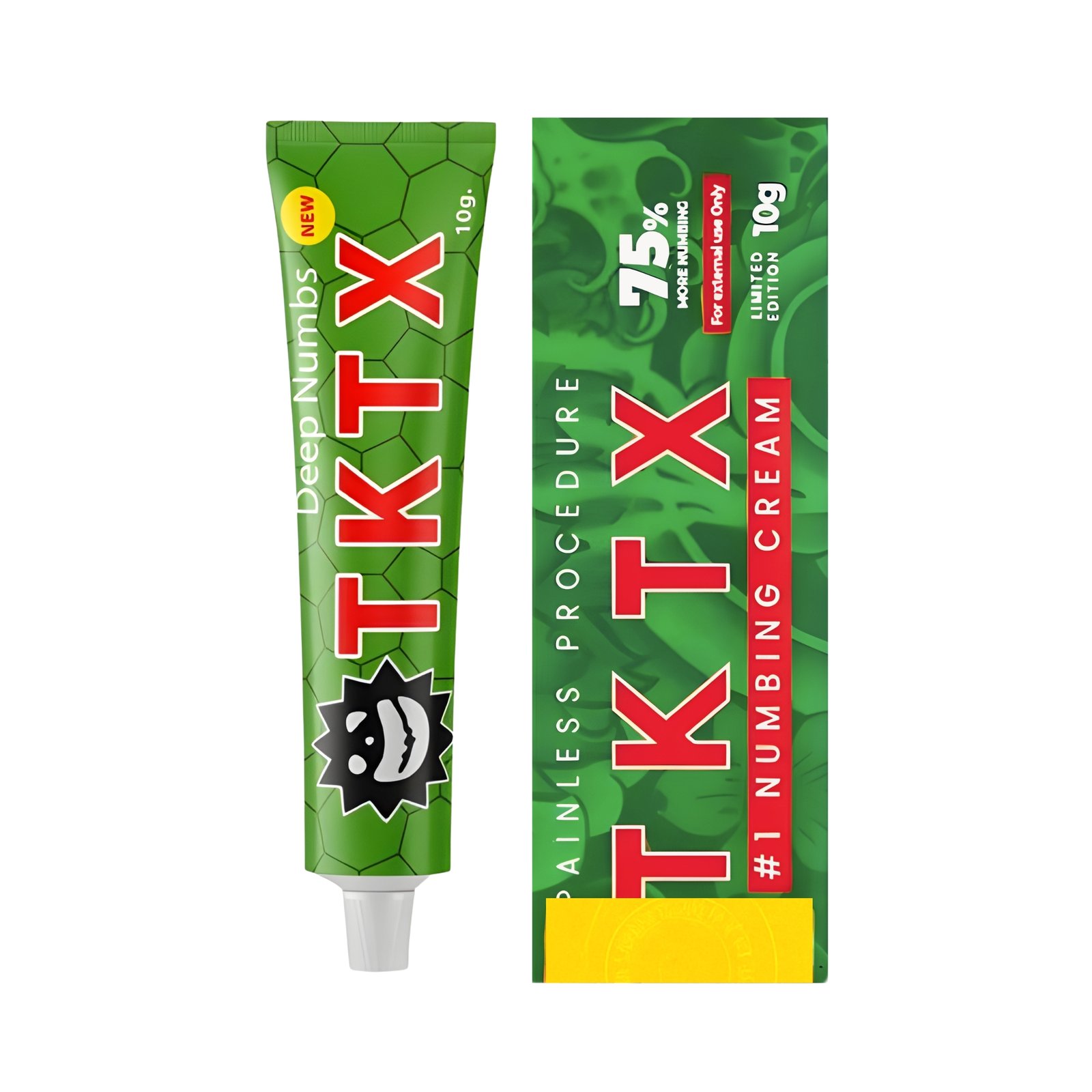 Crema Anestésica TKTX 75% Green - Eagle Tattoo Supply